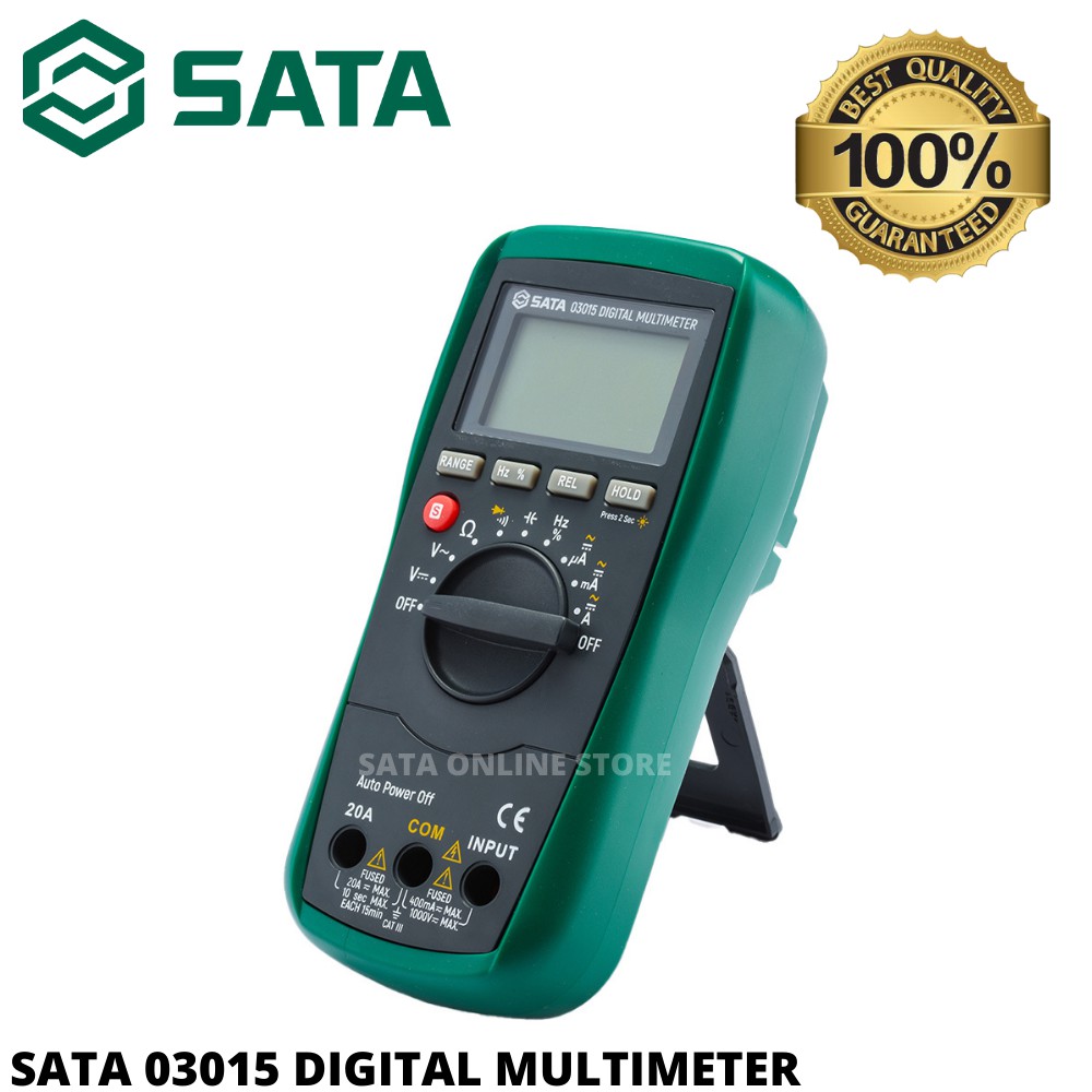 SATA 03015 DIGITAL MULTIMETER / DIGITAL MULTIMETER / AC/DC VOLTAGE, AC ...
