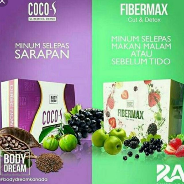 COCO S + FIBERMAX 💯 ORIGINAL (FREE POSTAGE) | Shopee Malaysia