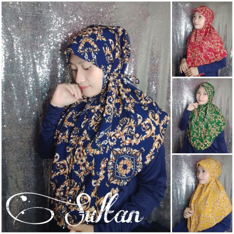 ((original)) Maryam Sultan Bergo Hijab Instant Latest Adult Hijab ...