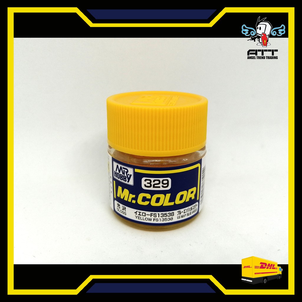 MR.COLOR 329 YELLOW FS13538 10ML (Gunpla Gundam Paint Model Kit Tools ...