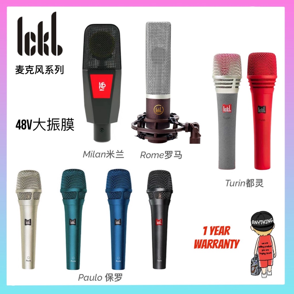 ICKB Microphone Series 48v 麦克风全系列大振膜 | Shopee Malaysia