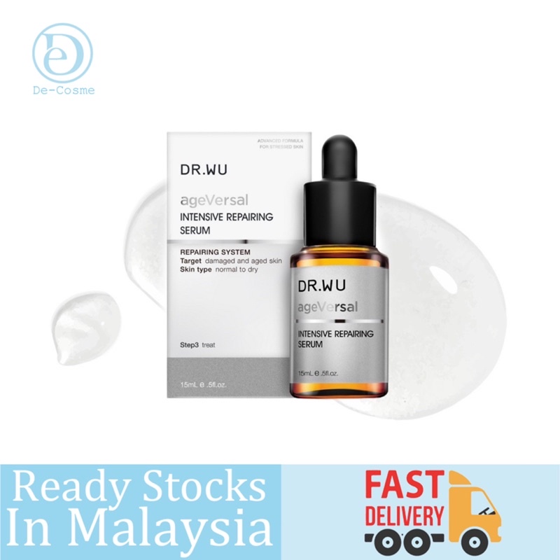 Dr.Wu Official Ageversal Intensive Repairing Serum (15ml) drwu dr wu dr. wu ageversal serum ...