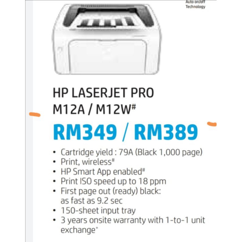 HP LASERJET PRO M12A | Shopee Malaysia
