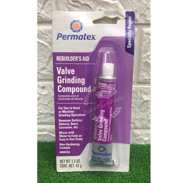Valve Grinding Paste / Valve Grinding Compound Permatex 42g | Shopee ...