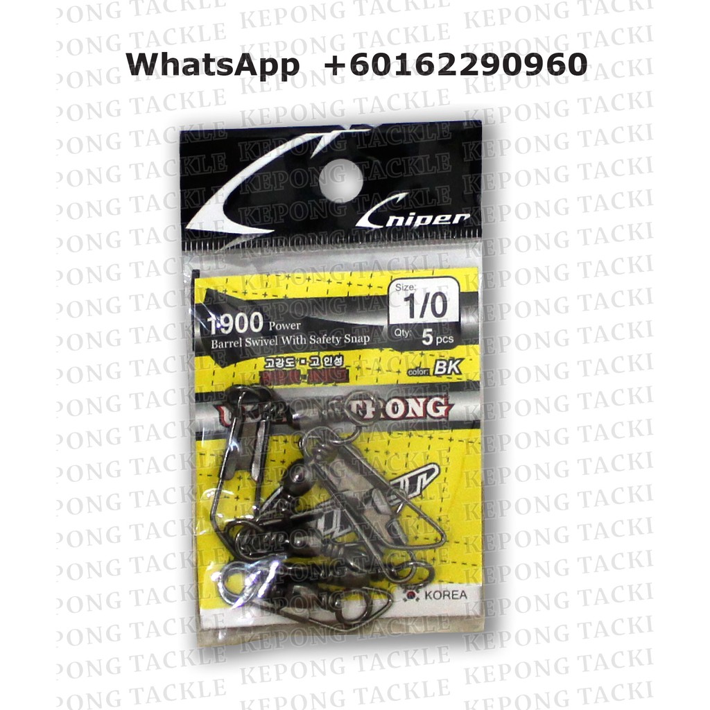 SNIPER BARREL SWIVEL W/SAFETY SNAP 1900 BK | Shopee Malaysia