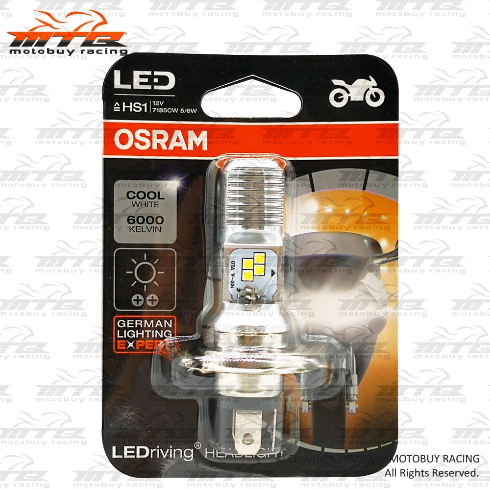 OSRAM MOTORCYCLE LED BUIB HS1 - COOL WHITE (6000 KELVIN) | Shopee Malaysia
