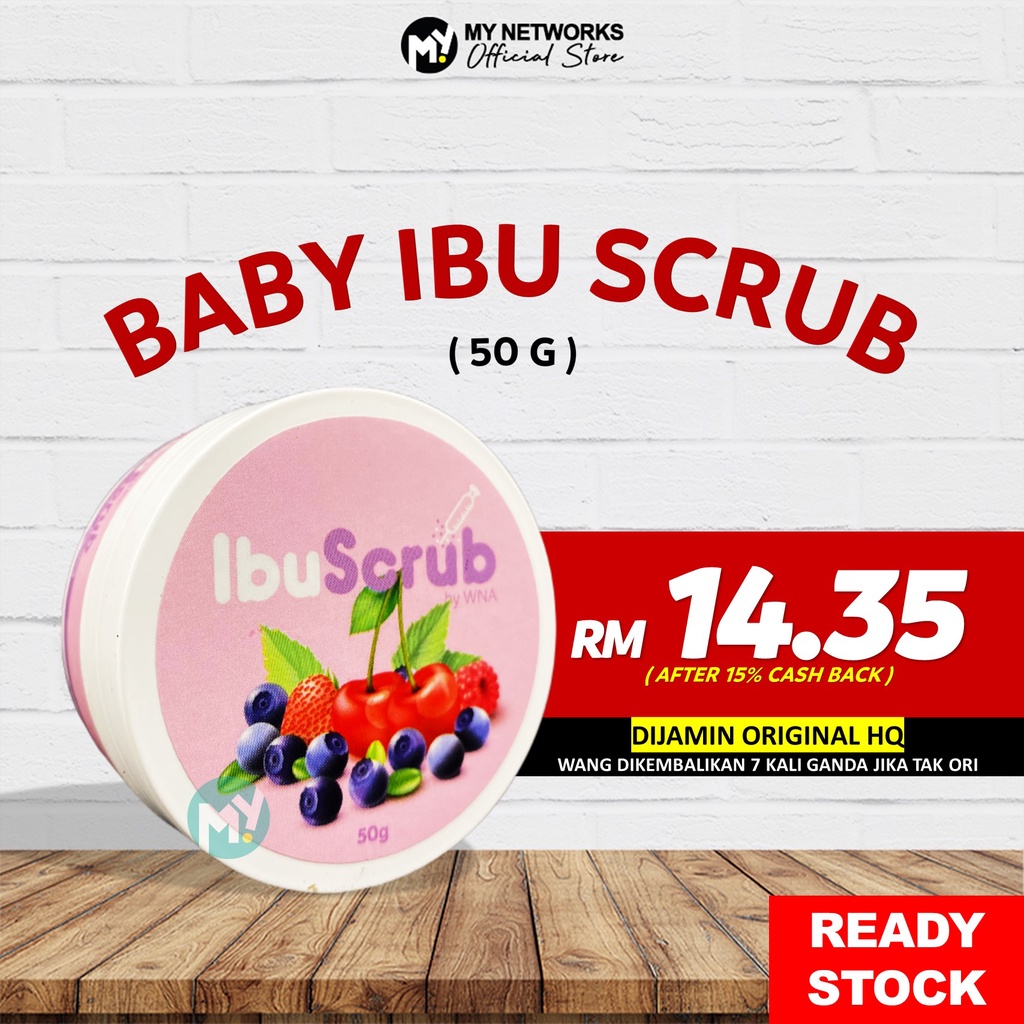 🔥𝗢𝗥𝗜𝗚𝗜𝗡𝗔𝗟 🇲🇾 | BABY IBU SCRUB BY WNA 50G | ORI DIRECT HQ | GLUTA GEBU ...