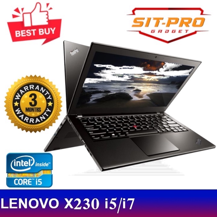 LENOVO X230 CORE i5 3rd WITH 120 GB SSD | Shopee Malaysia