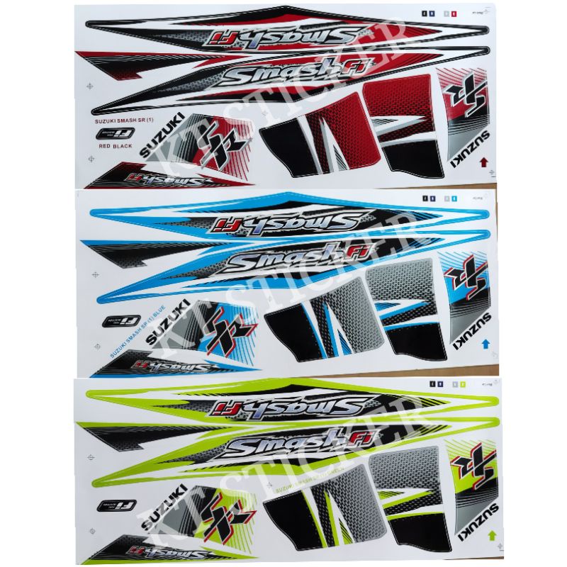 Suzuki Smash SR FI(1)Body Sticker | Shopee Malaysia