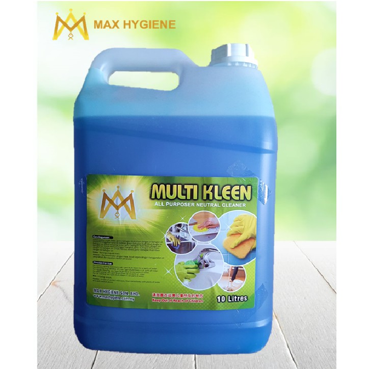 Multi Kleen (5 or 10 Litres) / All Purpose Neutral Cleaner - Remove ...
