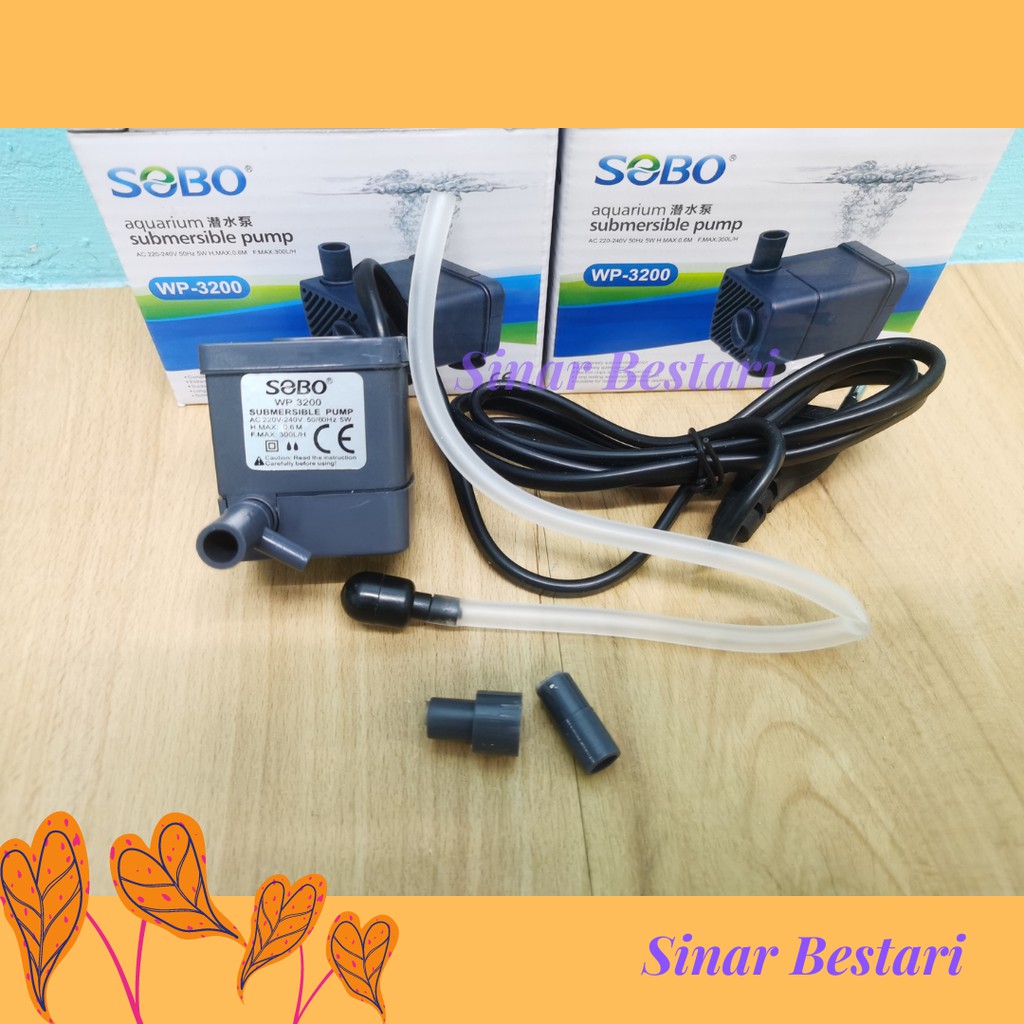 SOBO Mini Water pam Aquarium Submersible Akuarium Pump 鱼缸迷你水泵 Air ...