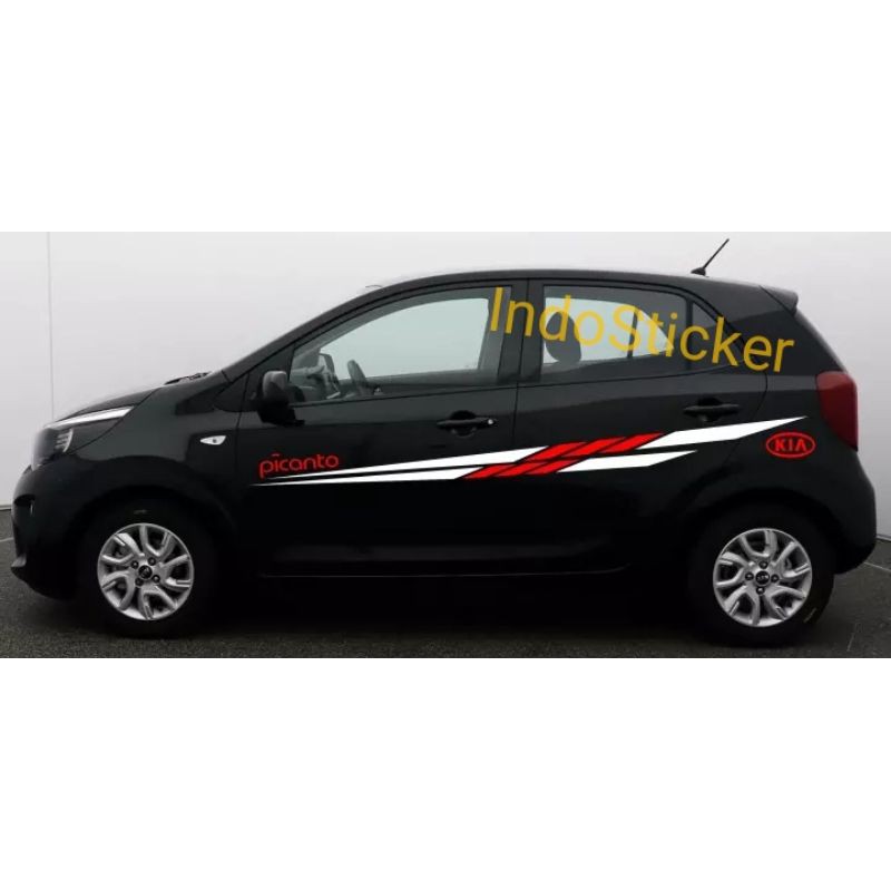 Latest kia Picanto car sticker striping kia Picanto Rio stripe sticker ...