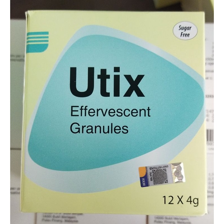 Utix Effervescent Granules 4g x 12 sachets | Shopee Malaysia