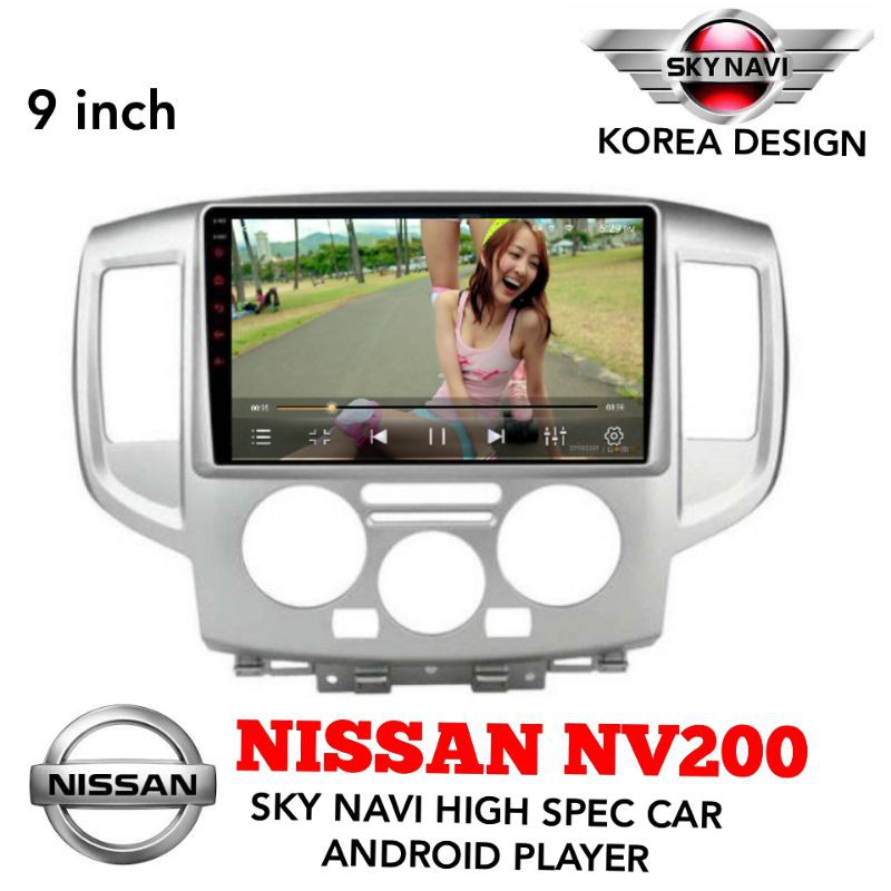 NISSAN NV200 VAN SKY NAVI HIGH SPEC CAR ANDROID PLAYER | Shopee Malaysia