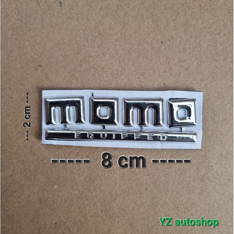 MOMO Chrome Emblem | Shopee Malaysia