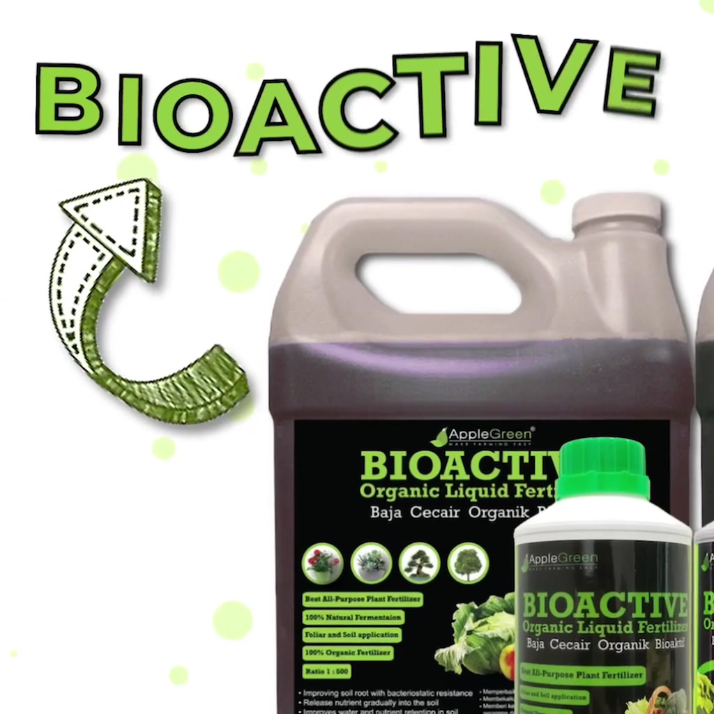 BIOHYBRID Organic Liquid Fertilizer 5L Baja Organik Cecair / Foliar ...