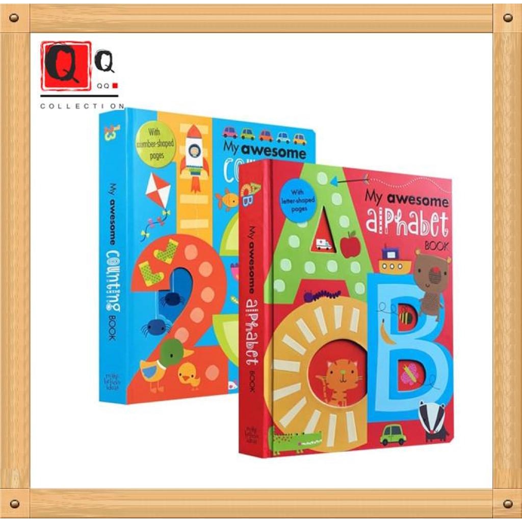 Childrens Educational English Learning Book My Awesome Alphabet ...