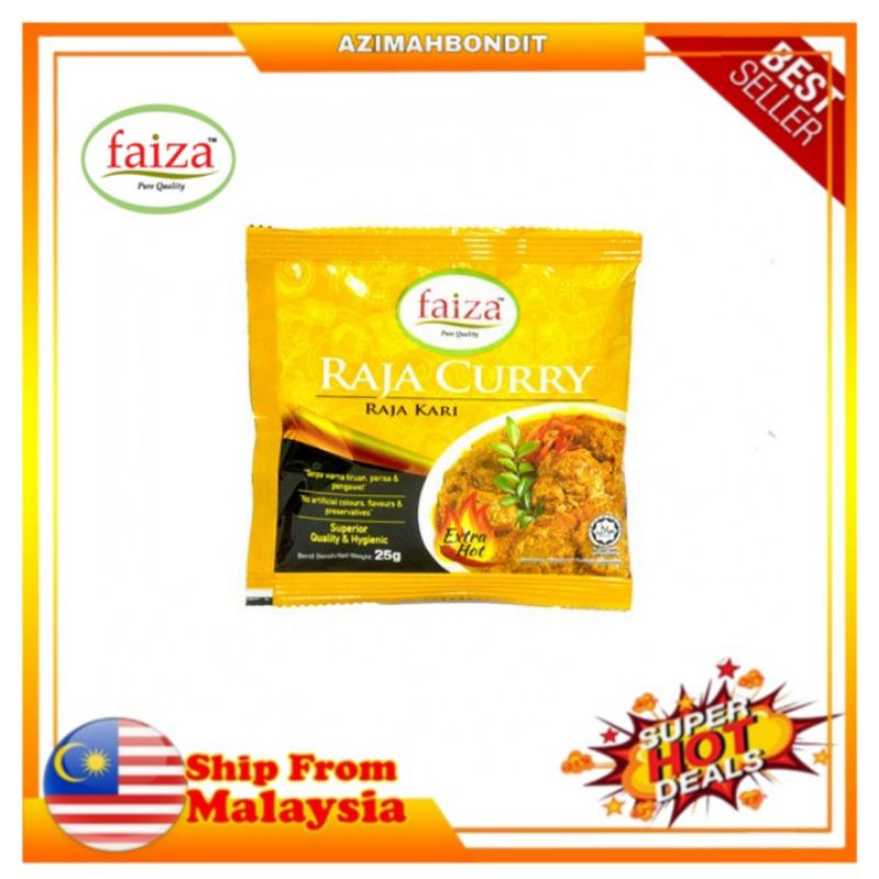 RAJA CURRY POWDER 25G | Shopee Malaysia