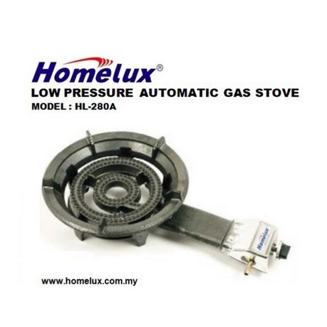 HOMELUX High Quality (C-40) Commercial Low Pressure Automatic Gas Stove ...