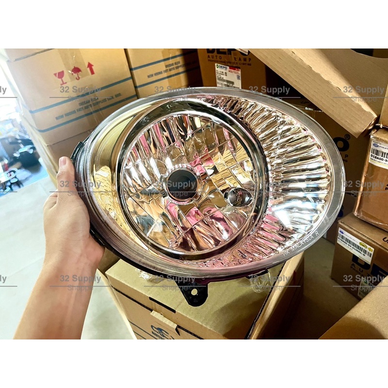 🔥 PERODUA KANCIL 2002 02 BULAT HEAD LAMP ROUND SHARP // STANDARD CLEAR ...
