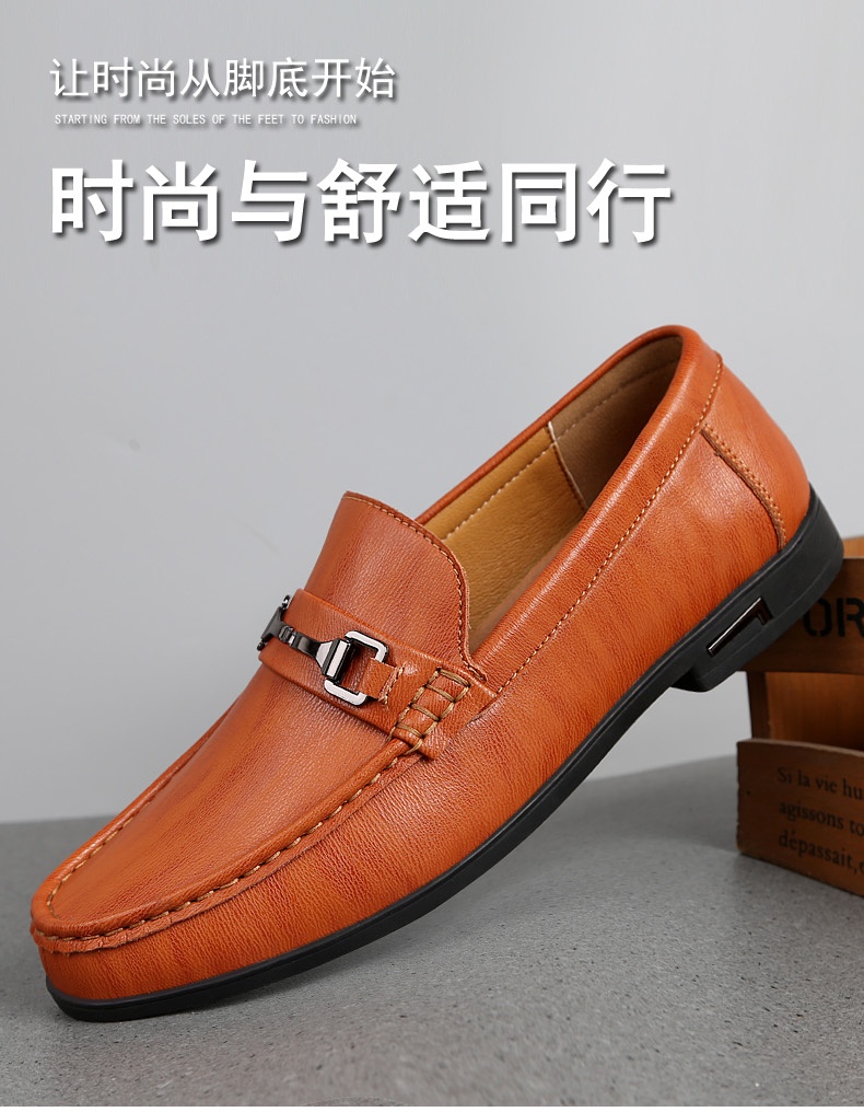 [SCL][3 Colors] Men's Cow Leather Loafers Slip-Ons shoes Casual ...