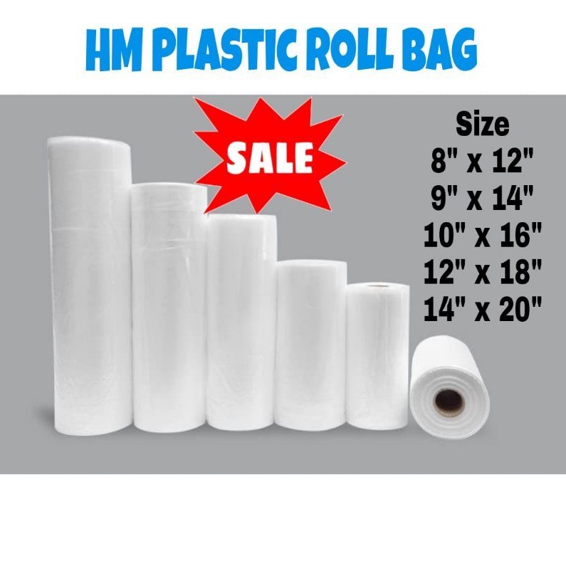 Plastic Bag Roll Thick 🔥direct Factory🔥 Supermarket Giant Plastic Bag 900gm Per Roll