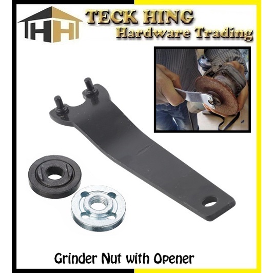 Angle Grinder Replacement Fitting Part Inner Outer Flange Nuts with Pin ...
