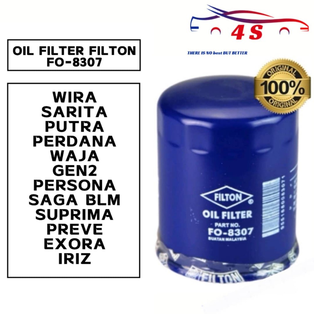 Proton Engine Oil Filter Wira / Satria / Putra / Perdana / Waja / Gen2 ...