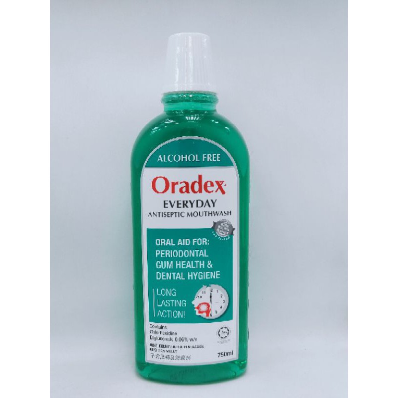 Oradex Everyday Antiseptic Mouthwash 750ml | Shopee Malaysia