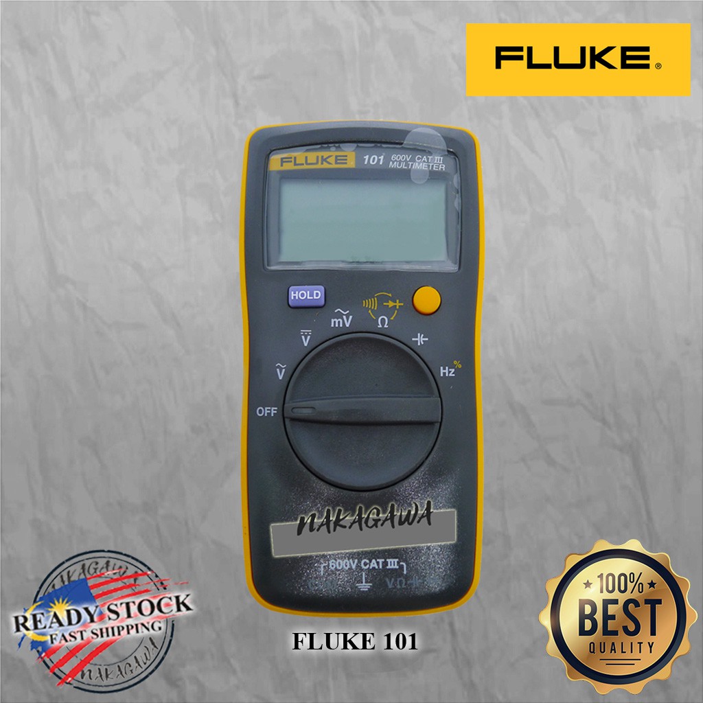 FLUKE 101 DIGITAL MULTIMETER ORIGINAL | Shopee Malaysia