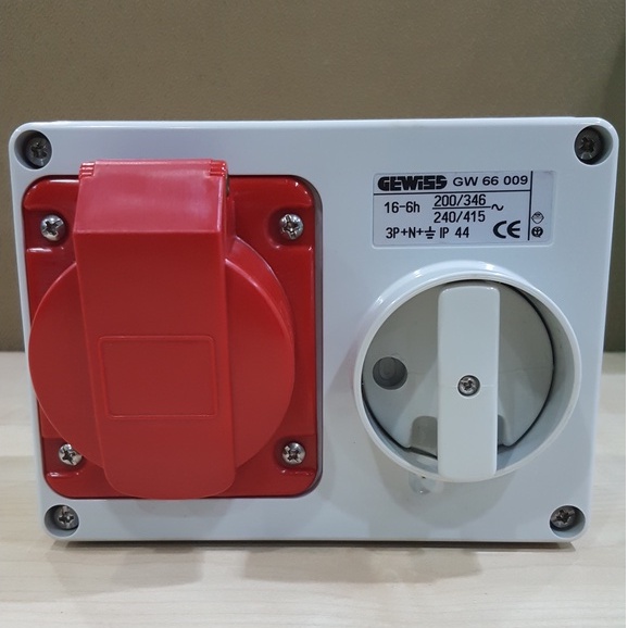 CLEARANCE GEWISS Interlocked Socket Outlet GW66009 3P+N | Shopee Malaysia