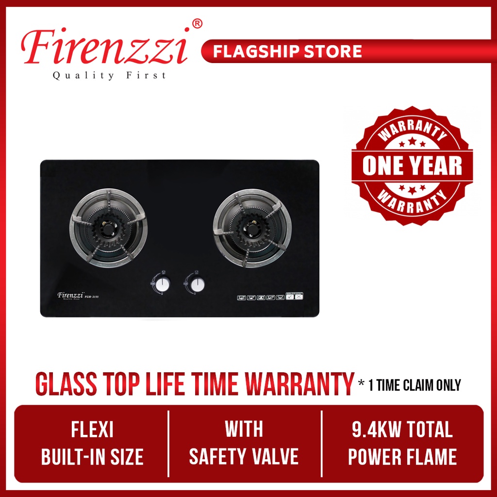 Firenzzi FGH-2155 Flexi Gas Hob (With Bubble Wrapping + Fragile Sticker ...