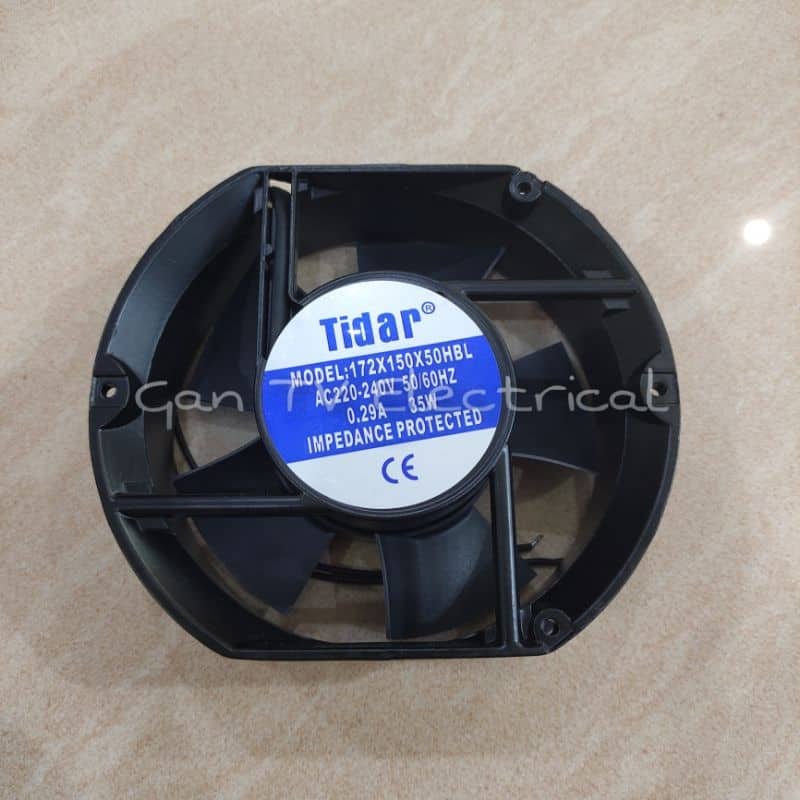 Tidar 6 Inch AC 220-240V 0.29A 35W Axial Exhaust Fan Cooling Blower 6Inch 172*150*50mm (17250 ...