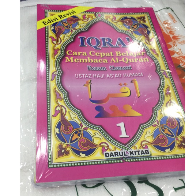 Iqra' Set Lengkap Buku 1 Hingga 6 Jenis Satu-Satu Buku.[ready stock ...
