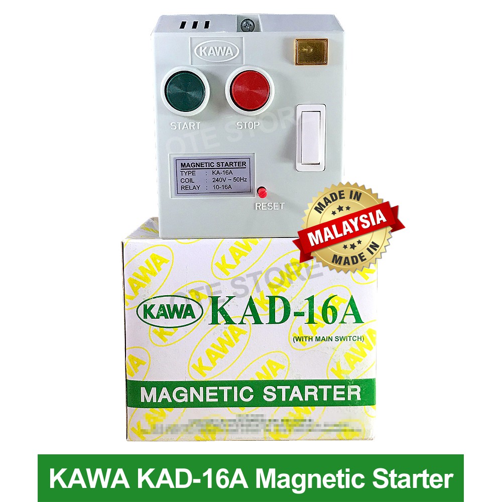 KAWA Magnetic Starter Air-Cond Starter (KAD-16 / KAD-18 / KA-18A) Made ...