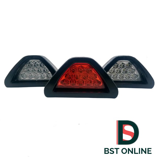 BST 1PC F1 Style Triangle Brake Flash Light Lamp Axia Myvi Saga BLM FLX ...