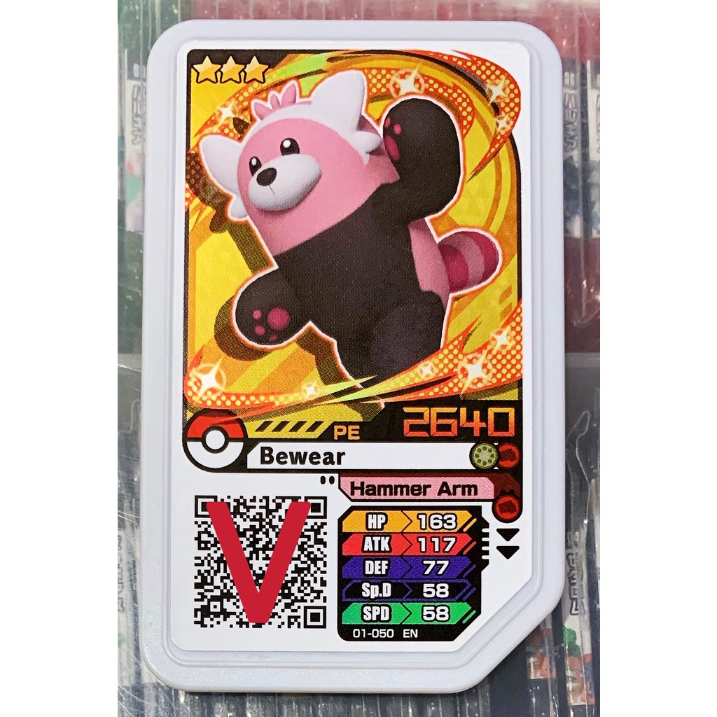 Original Pokemon Gaole Malaysia Part.1 Bewear 01-050 3⭐Powerful ...