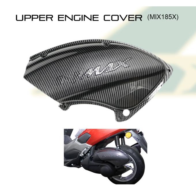 Rapido Yamaha NMAX Upper Engine Cover (Carbon) | Shopee Malaysia