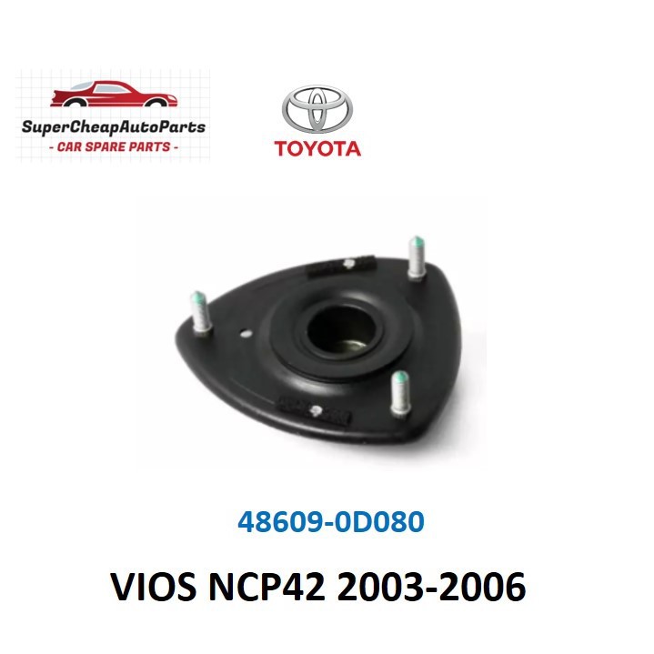 TOYOTA VIOS NCP42 2003-2006 FRONT ABSORBER MOUNTING 48609-0D080 ...