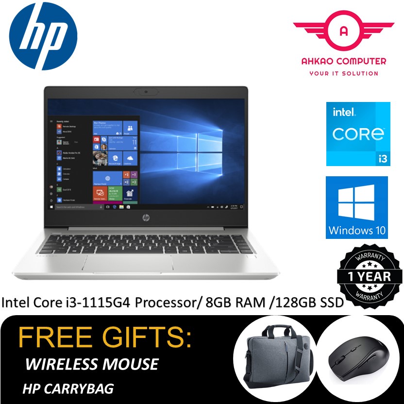 PROBOOK 440 G8-W7PA- (Intel Core i3-1115G4 Processor , 8GB RAM, 128GB ...