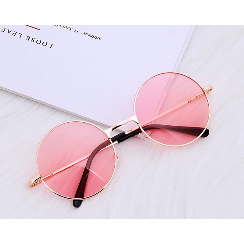 🔥Ready Stock🎉🇲🇾 Classic Round Metal Colorful EyeGlasses😎Cermin Mata ...