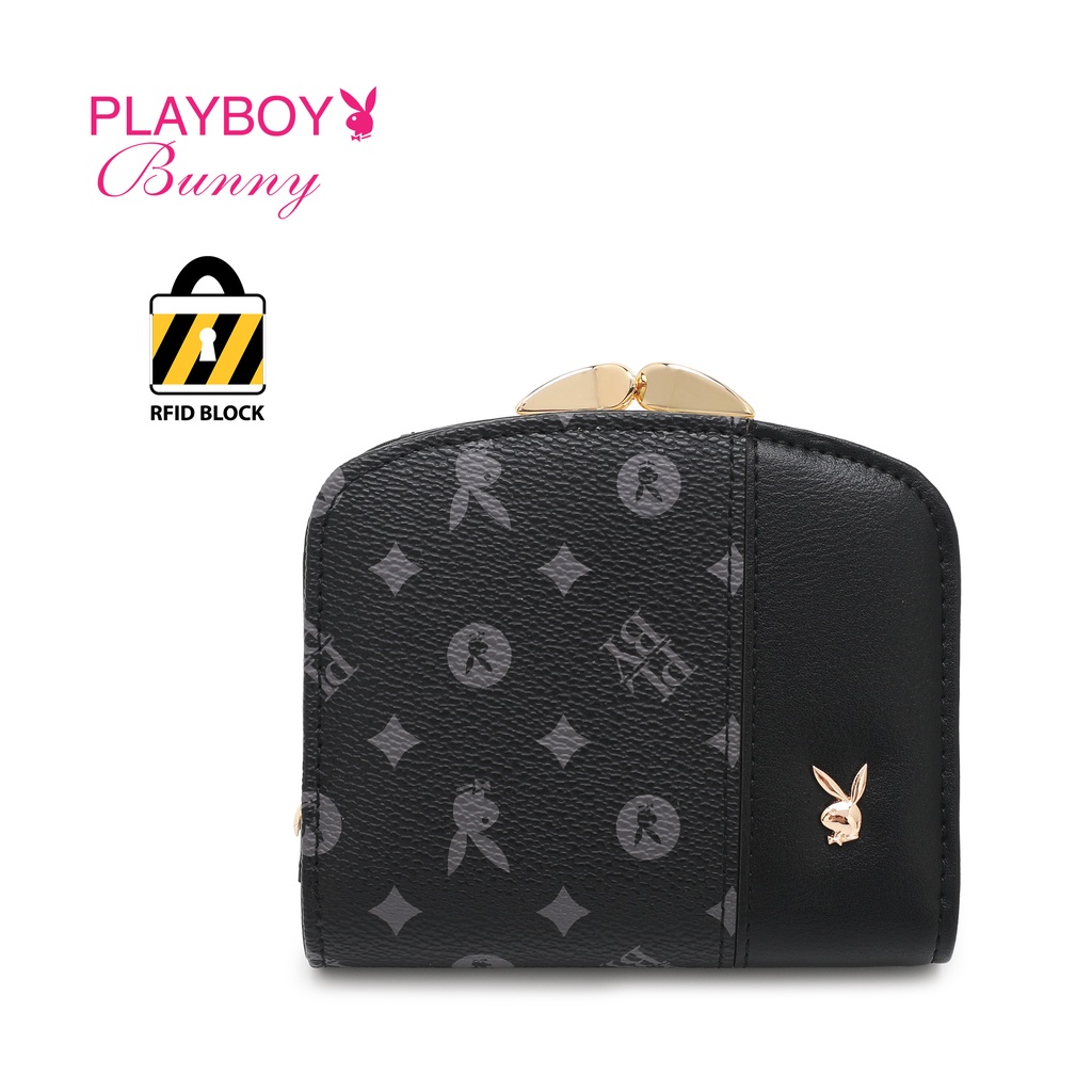 Playboy Ladies Monogram RFID Bifold Women Purse BP 91 Multi Color ...