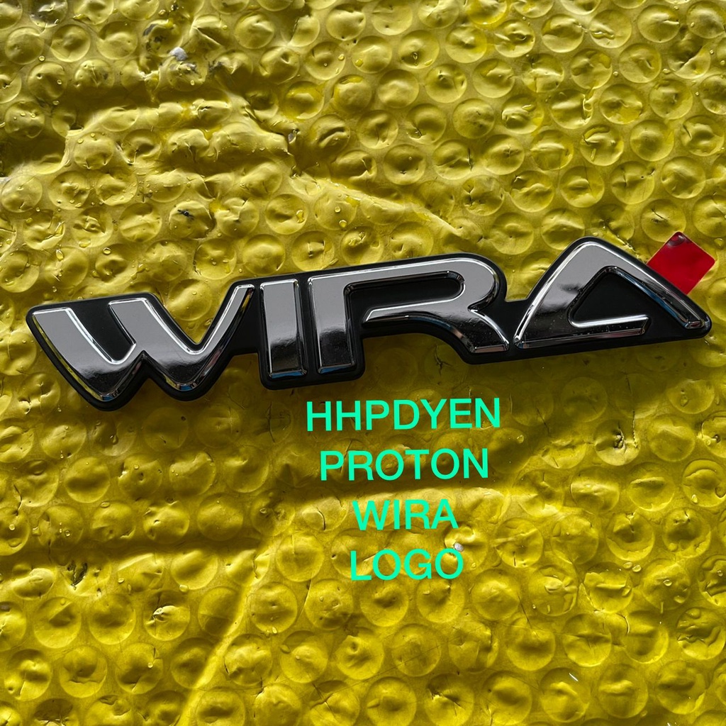 PROTON WIRA REAR EMBLEM / LOGO [WIRA] (1PCS) READY STOCK !!! | Shopee ...