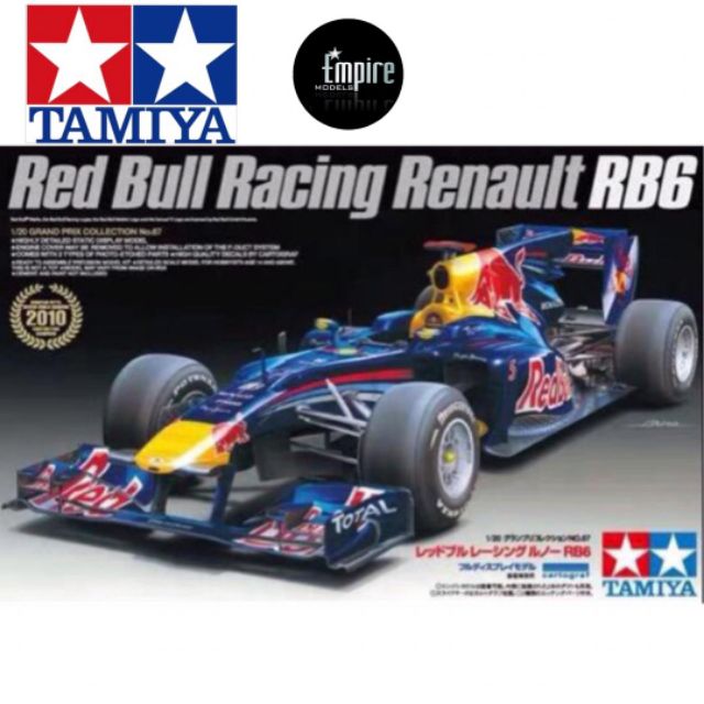 Tamiya 1/20 Red Bull Racing Renault RB6 F1 (2010)Plastic Model Kit ...