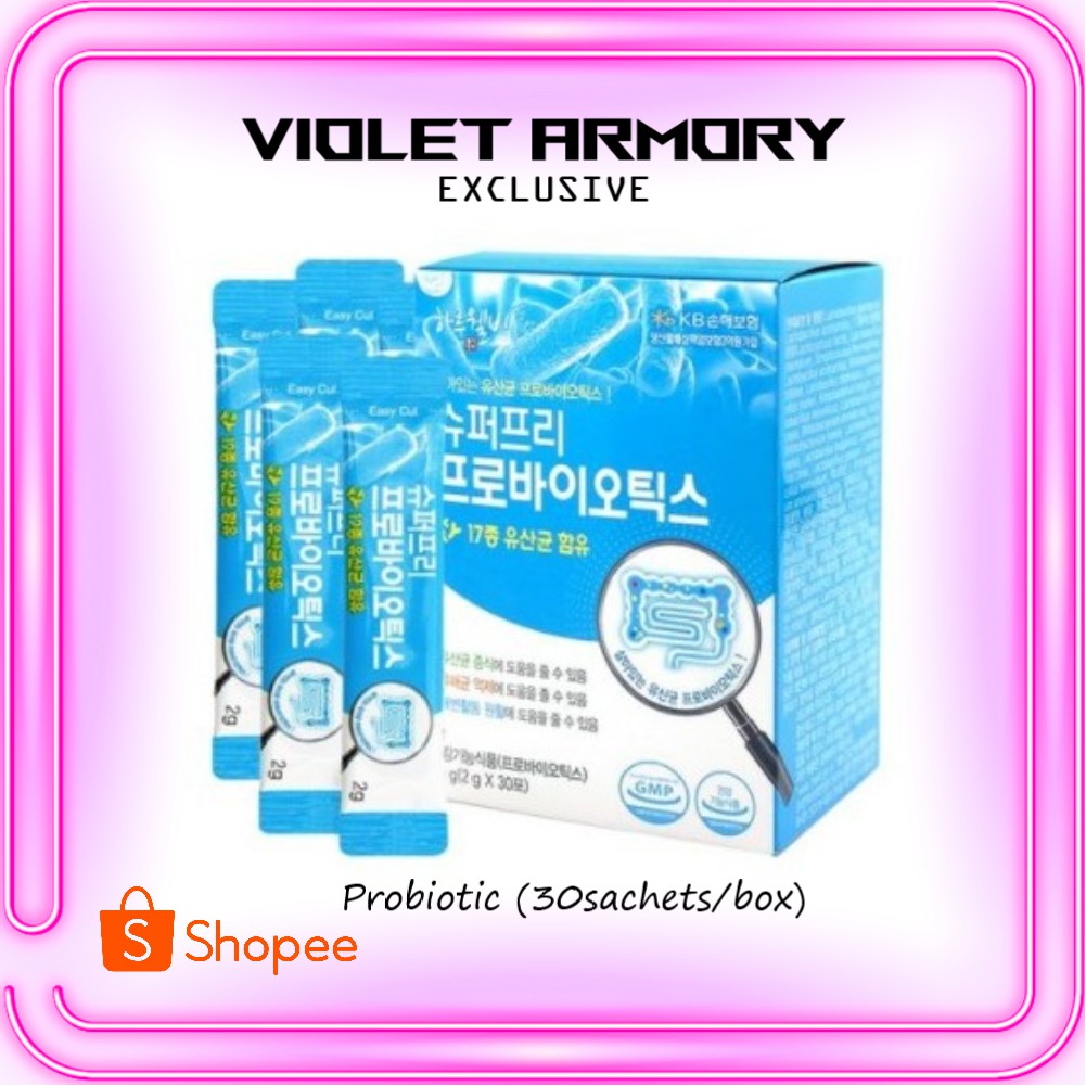 SuperPre Probiotics Prebiotics Grape Flavour Original Korea Well-being ...