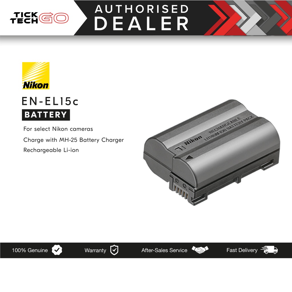 NIKON EN-EL15c Rechargeable Lithium-ion Battery | Shopee Malaysia