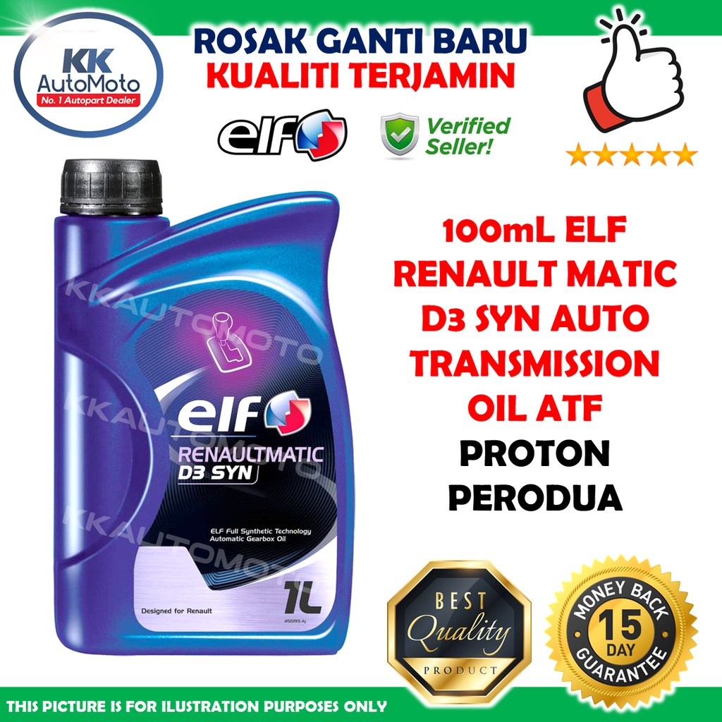 1000mL ELF France Renault Matic D3 D-II Full Syn 1L Auto Transmission ...