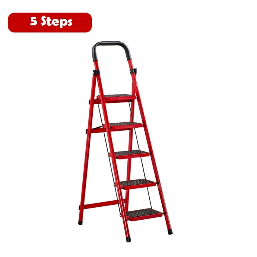 🔥🔥5 or 6 Tier Folding Ladder Lightweight 5 Steps or 6 Steps Ladder With ...