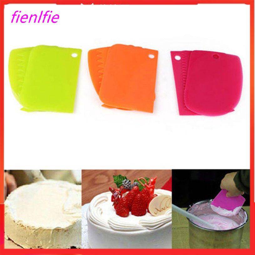 Cake Dough Cream Scraper Irregular Teeth Edge Cake Mold Tools Set Alat ...