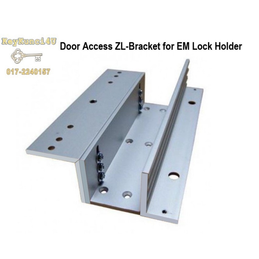 EM Lock ZL Bracket for Swing Door Armature Plate holder Door Access Bracket | Shopee Malaysia